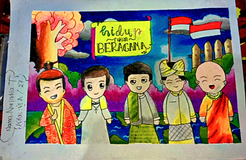 Poster toleransi oleh Nurfadila Taslimah Siswa Kelas 6 A || SDN ...