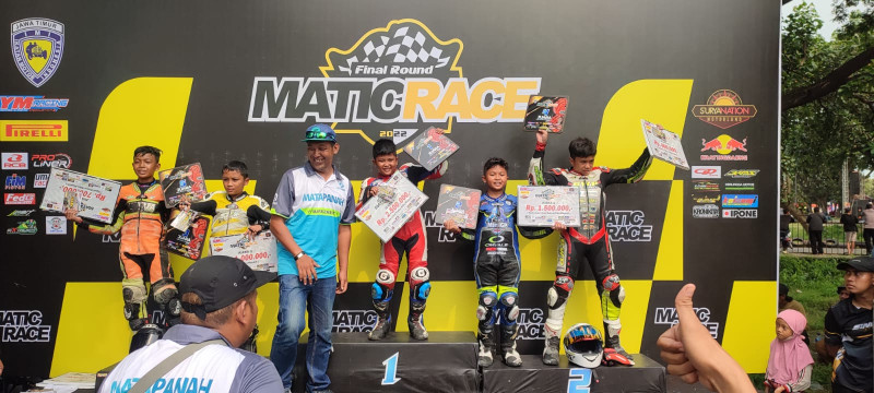 Nabil, Raih Podium Dalam Matic Race 2022 di GOR Jayabaya Kediri || SDN ...